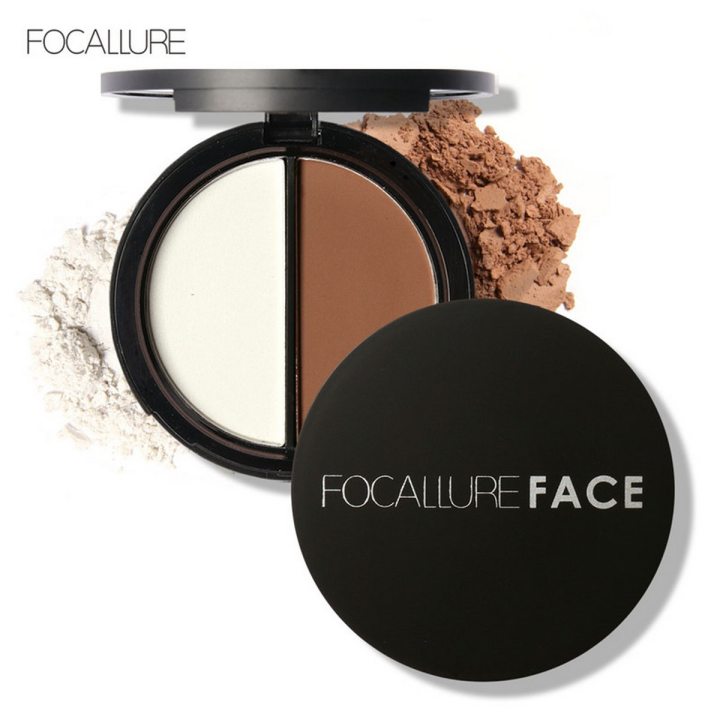 Focallure FA05 Glow Duo – Silky Smooth Highlighter & Contour Bronzer ...