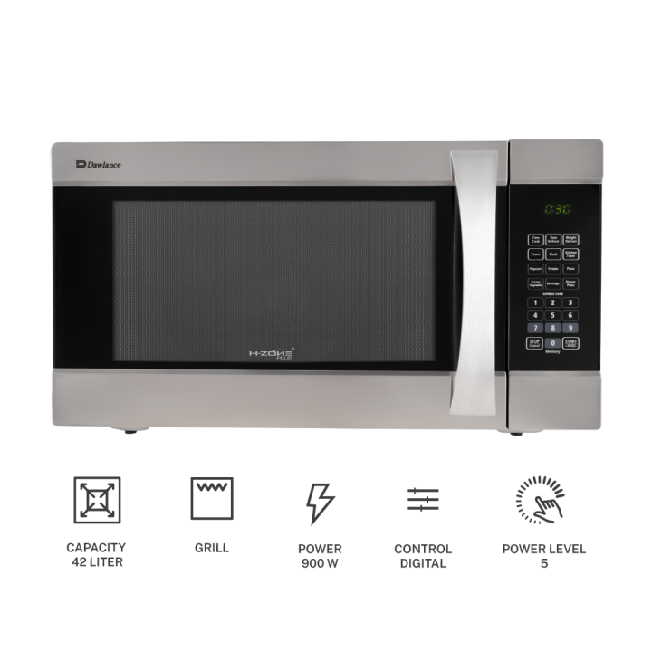 Dawlance Microwave Oven DW 142 HZP / Large Capacity / Grill Cooking ...