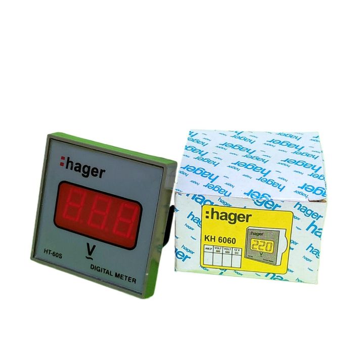 Digital AC VoltMeter High Quality Electric Panel Voltage Meter LED ...