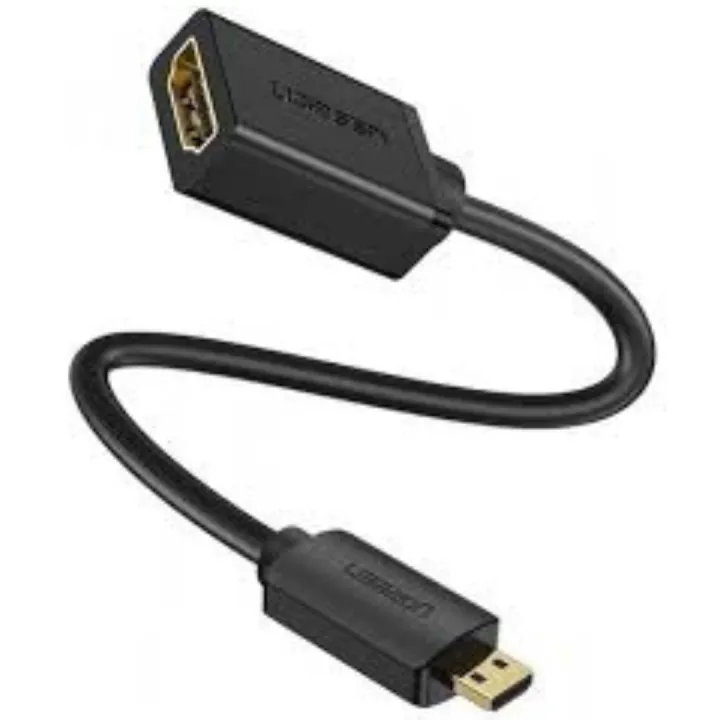 UGREEN 22cm Micro HDMI Male to HDMI Female Adapter Cable (Black ...