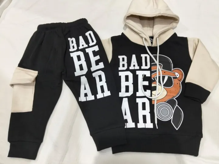 Bad Bear Kids Tracksuit for Boys | Hoodie | Winter Wear | Ages 2–12 ...