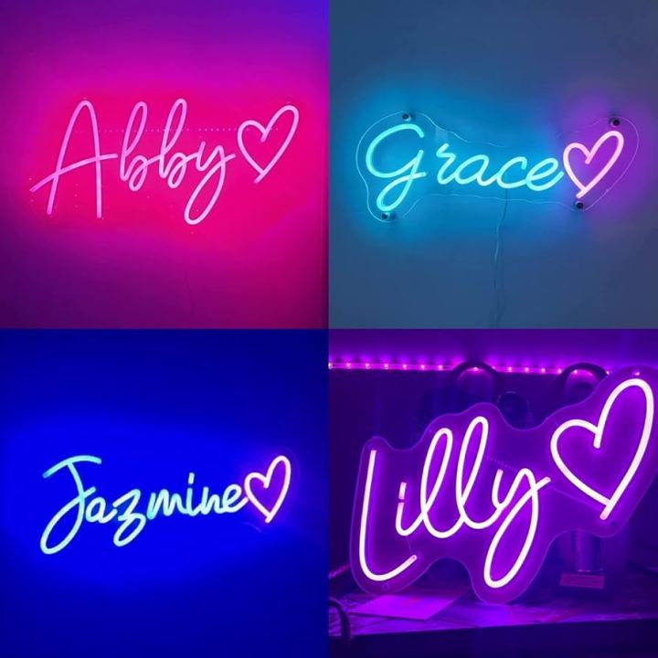 "Custom Neon Name Light – Personalized LED Sign for Home, Events, Gifts ...