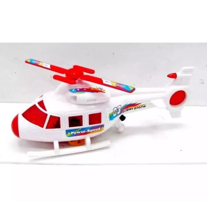 Pull Back Rope Helicopter Vehicle Toy For kids - lights also | Daraz.pk