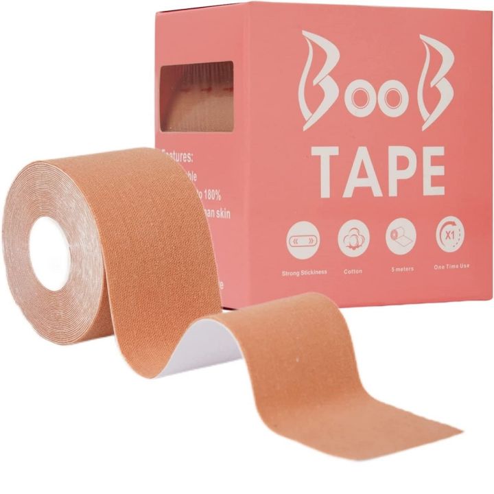 Silk Road Traders 5M Adhesive B00B Tape - Bra Tape - Athletic Tape Body ...