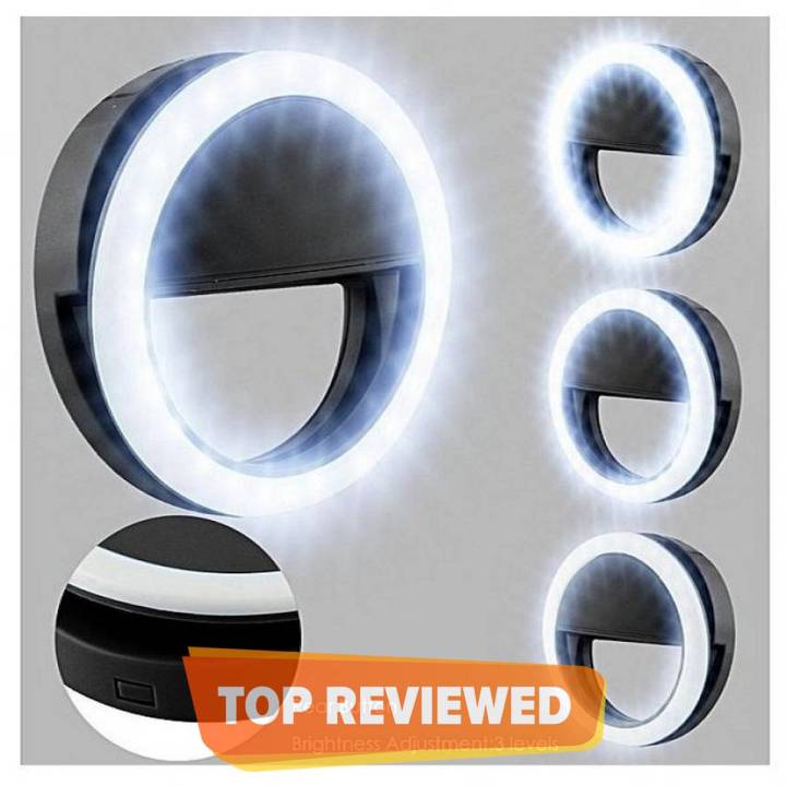 36 Selfie Led Ring Flash Clip Light - 3 mod | Daraz.pk