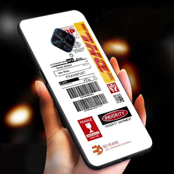 DHL logistics retro label printing Anti Drop hard Tempered Glass for ...