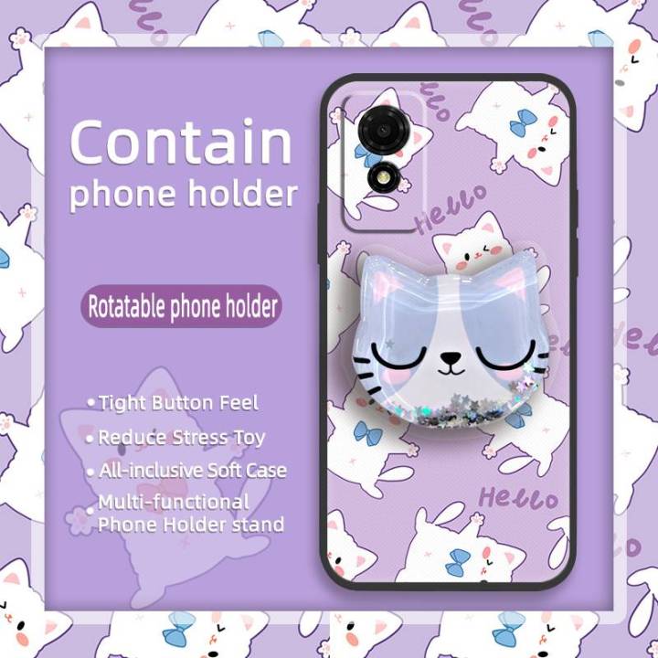 cute Simplicity Phone Case For TCL 501/T433D Dirt-resistant Glitter ...