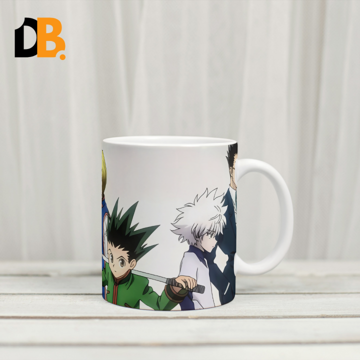 DEBOSS | Hunter X Hunter Anime Coffee Mug | Gon | KIllua | Kurapika ...