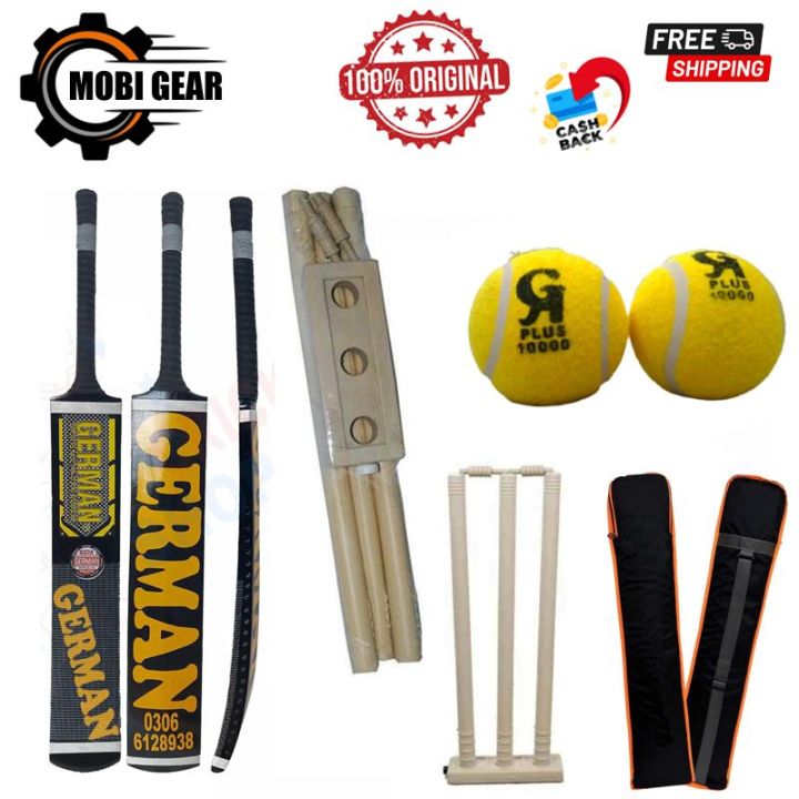 Cricket Kit Tapr ball bat plastic wicket tape ball gloves bat cover ...