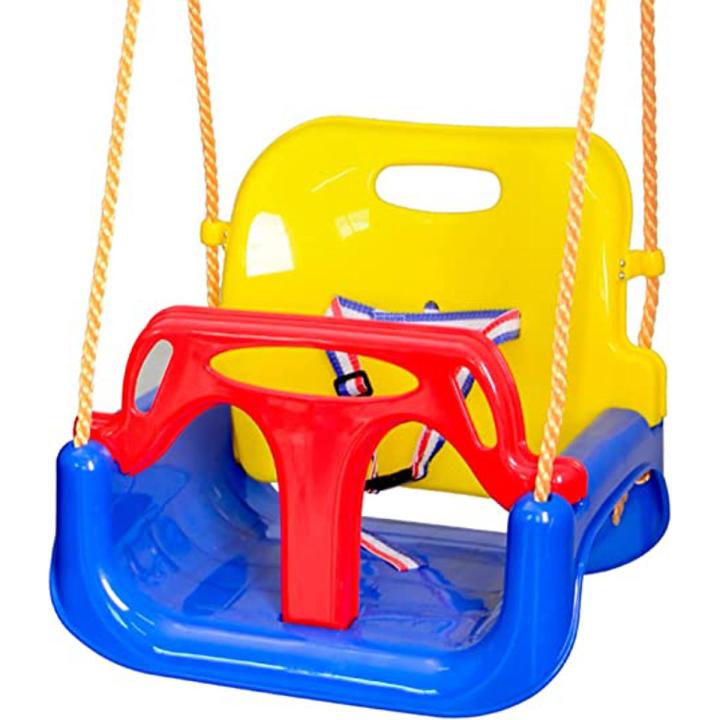 3-in-1 Baby Swing Seat, Toddler Swing, Anti-Flip Snug & Secure ...