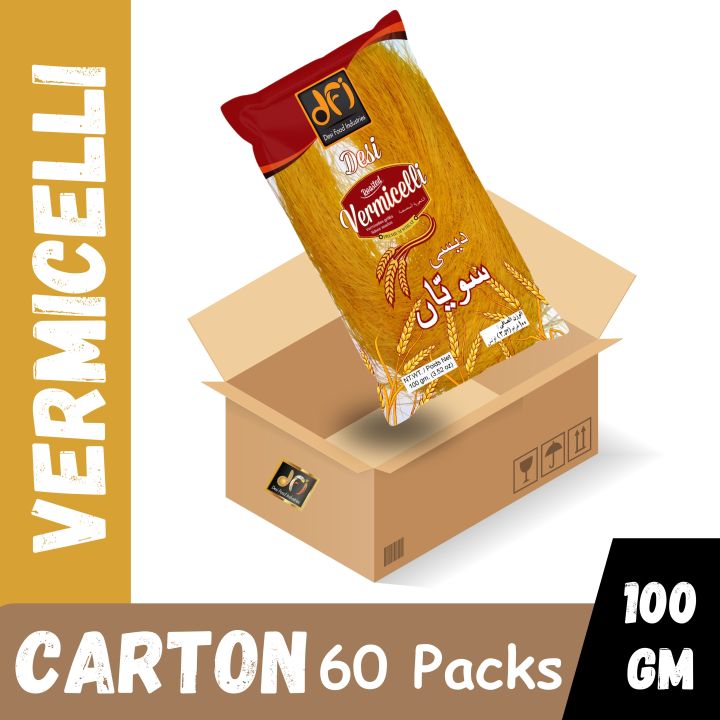 DESI FOOD INDUSTRIES Roasted Vermicelli - Carton Box ( 60 packets of ...