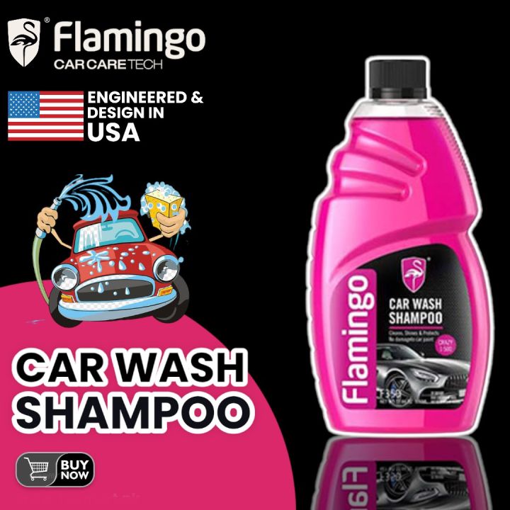 Flamingo Car Wash Shampoo - 500ml | Daraz.pk