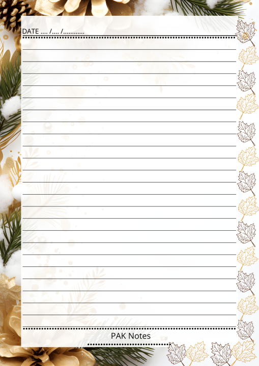 Colour Border Assignment Sheets With Unique And Different Designs A4 ...