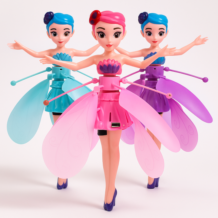 Flying Fairy Doll for Girls – Rechargeable Magic Flying Princess Doll ...