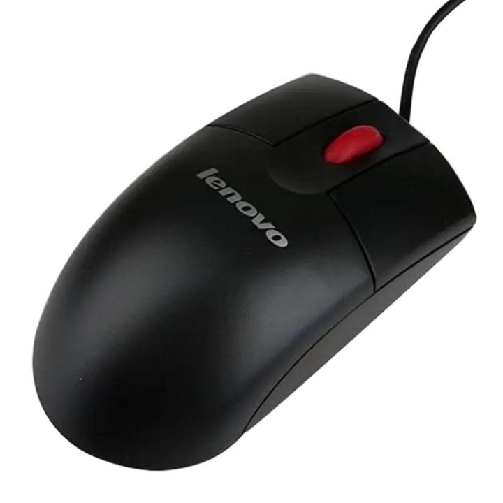 Genuine Wired Branded Mouse USB 2-Button Black Red Scroll Wheel ...