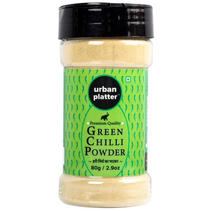 Urban Platter Dehydrated Green Chilly Powder Shaker Jar, 80g | Daraz.pk