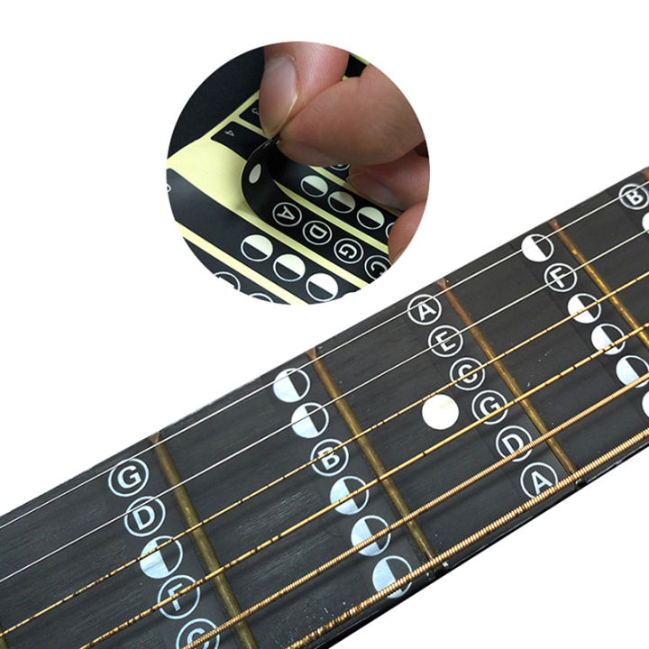 Guitar Fretboard Notes Map Labels Stickers Fingerboard for 6 String ...