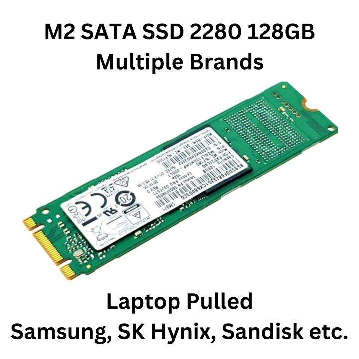 Multiple Brands 128gb M2 SATA SSD Double Cut M.2 SSD | Daraz.pk
