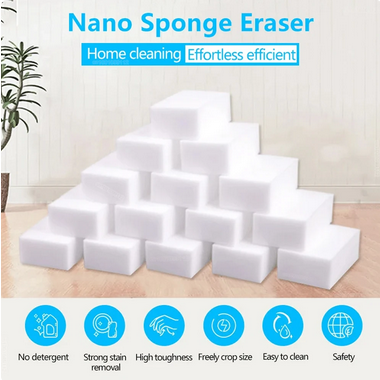 10/20/50 Pcs Magic Sponge Eraser/ Melamine Sponge Eraser Cleaner ...