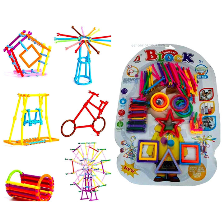 Stick Blocks | Building Sticks-Dream Colorful Activity Sticks Building ...