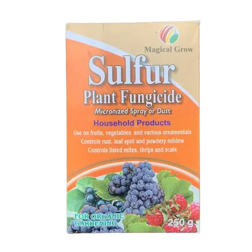 Sulphur Plant Fungicide Dust - 250gm for Home Gardening | Effective ...