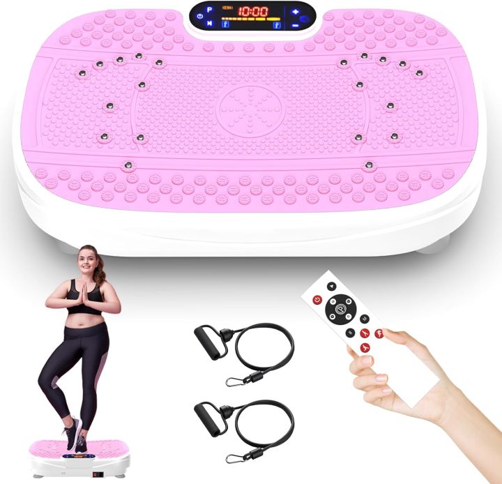 Vibration Plate Fitness Platform Exercise Machine - Vibrating Shaking ...