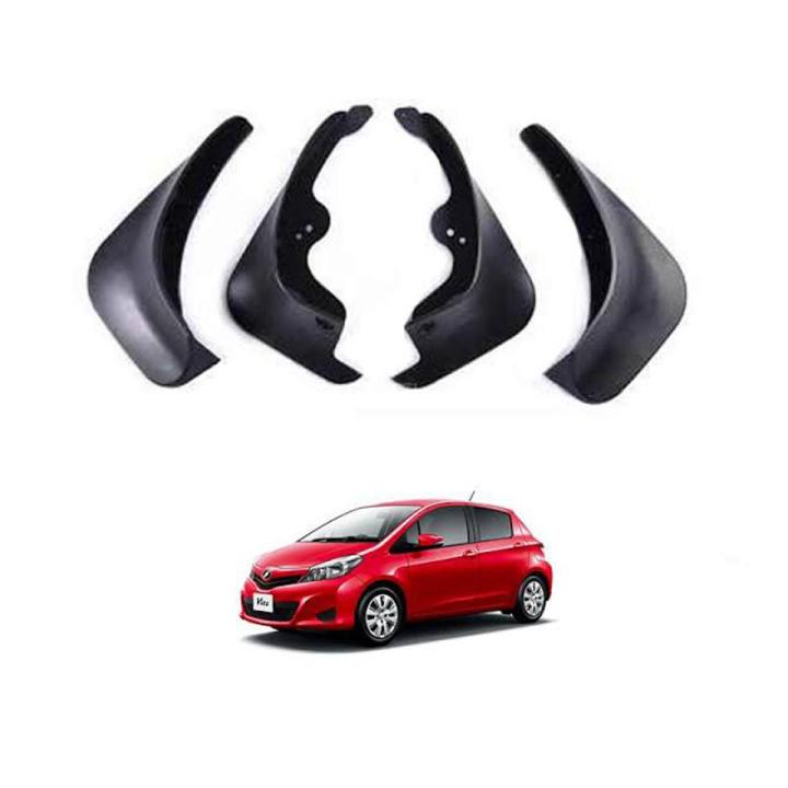 Toyota Vitz 2011-2019 Mud Flaps - 4 Piece Set (2 Front / 2 Rear ...