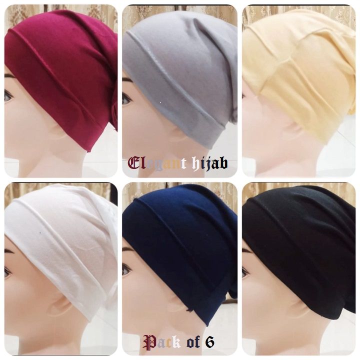 Hijab Tube Cap Inner Scarf Head Cover for Women and Girls | Daraz.pk