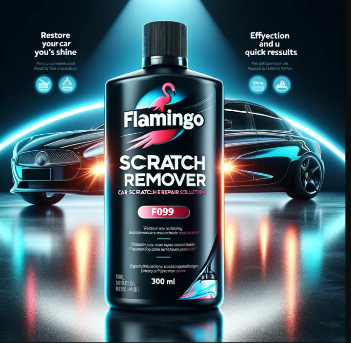 Flamingo Scratch Remover F099 300ML - Premium Car Scratch Removal Spray ...