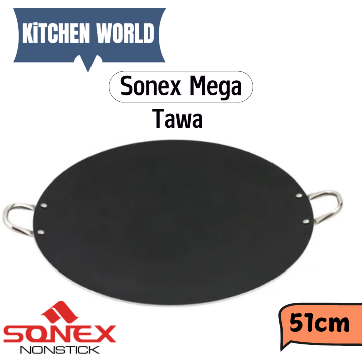 Sonex Non Stick Mega Tawa 51CM | Sonex Premium Multi Layered Nonstick ...
