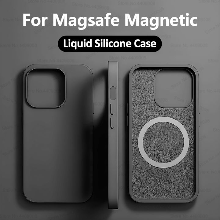 New style Official Luxury Liquid Silicone Case For APPLE iPhone 11 13 12 14 15 Pro Max Plus For ...
