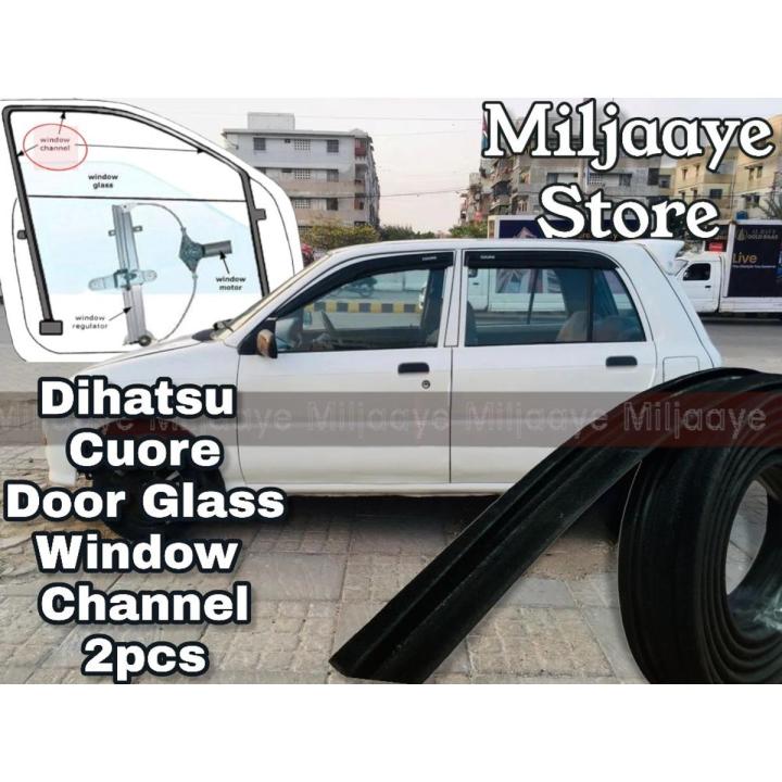 Dihatsu Cuore Door Glass Window Channel 2 pieces only for 2 Gates ...