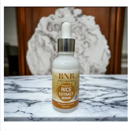 Original Organic Rice Extract Face Serum Brighten & Glow Booster -30ml ...