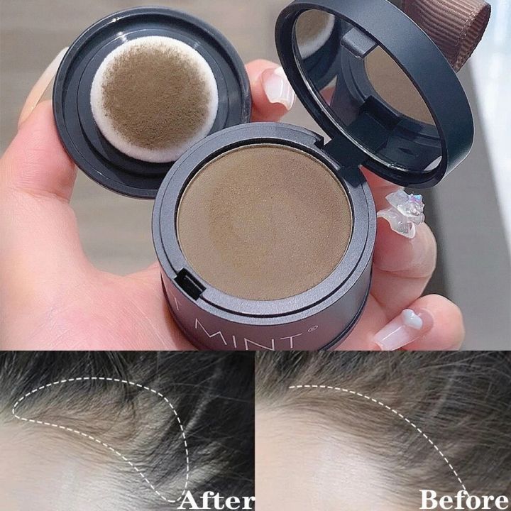 Natural Hair Line Powder Black Root Cover Up Natural Waterproof ...
