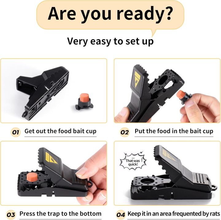 RR DEALZ 1 PCS OF Heavy Duty Mouse Trap Mice Catcher High Quality ...