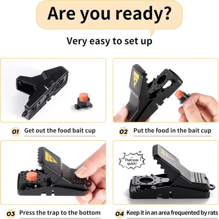 RR DEALZ 1 PCS OF Heavy Duty Mouse Trap Mice Catcher High Quality ...