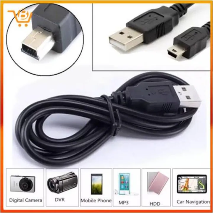 Branded, Heavy duty V3 Data/Charging cable, USB 2.0 type A to mini USB ...