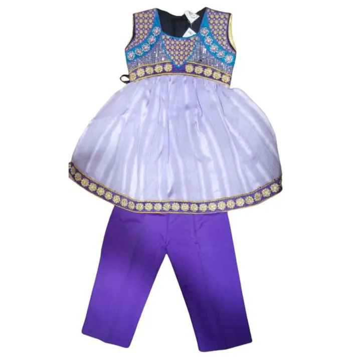 Baby Girl Two piece Fancy frock with trouser summer collection-2023 ...