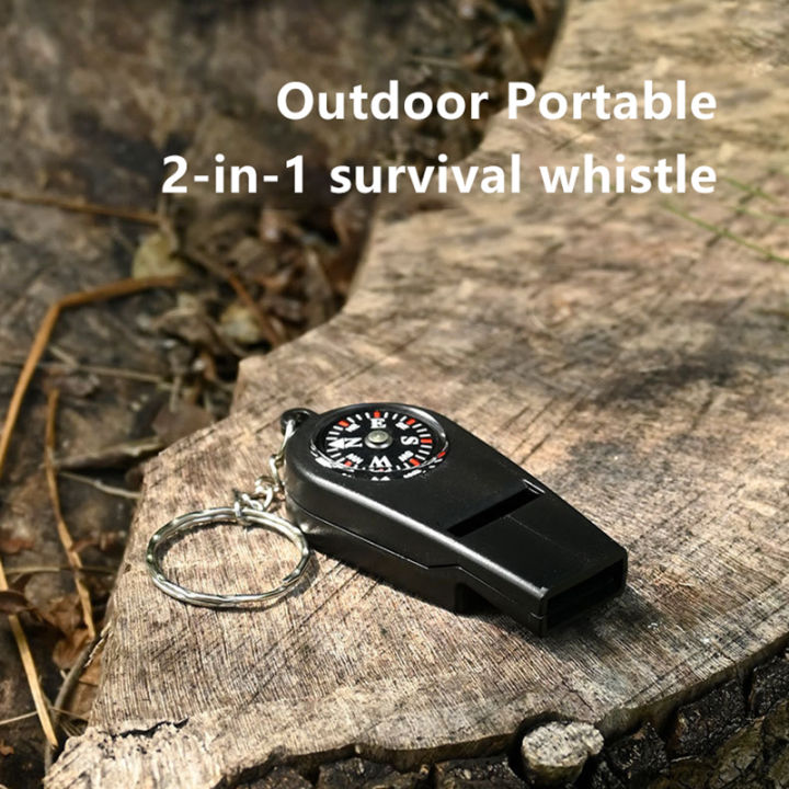 2 In 1 Emergency Whistle Multifunction Thermometer Survival Whistle ...