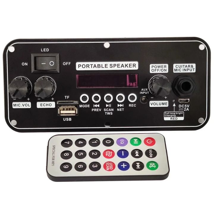 Bluetooth 5.0 DC 5V MP3 WAV APE Decoder Board 20W Amplifier Car Audio ...