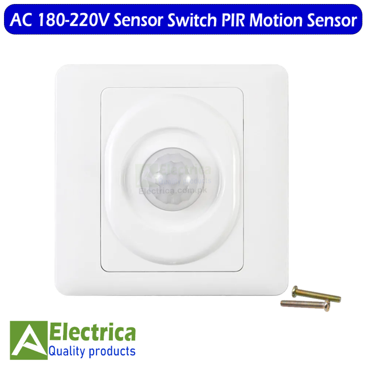 AC 180-220V Motion Sensor Switch PIR Infrared Auto Control LED Lamp ...