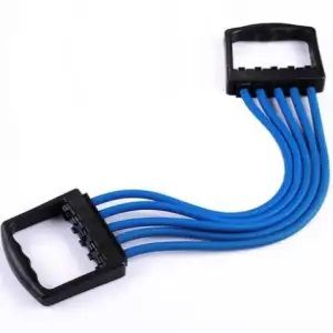 Traders Chest Expander Silicone Adjustable Resistance Exercise Bands ...