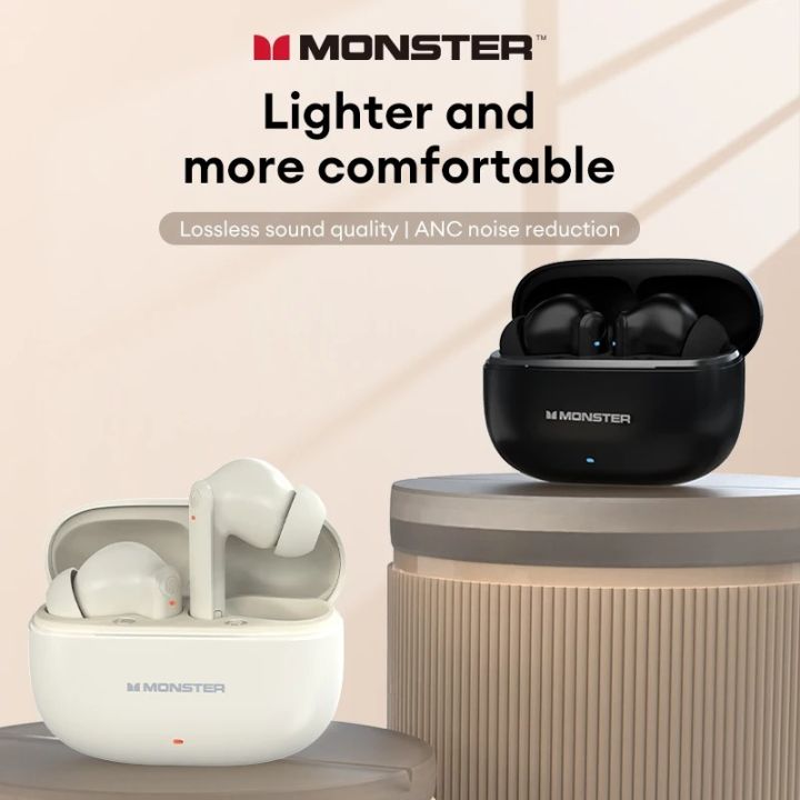 Monster XKT27 Bluetooth V5.4 Headset Long Standby Wireless HIFI Sound ...
