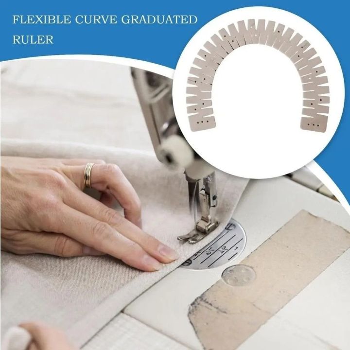 Practical Flexible Bending Sewing Tool Portable Adjustable DIY Hemmer ...