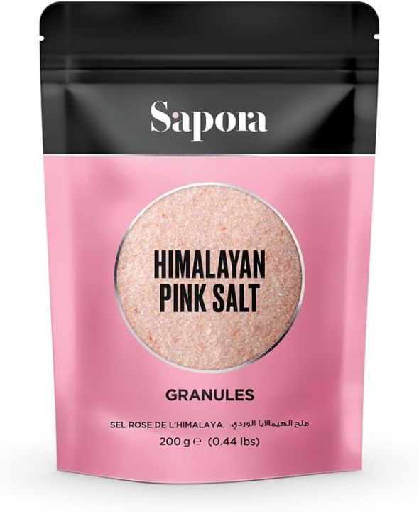 Sapora Himalayan Pink Salt Granules 200 g | Daraz.pk