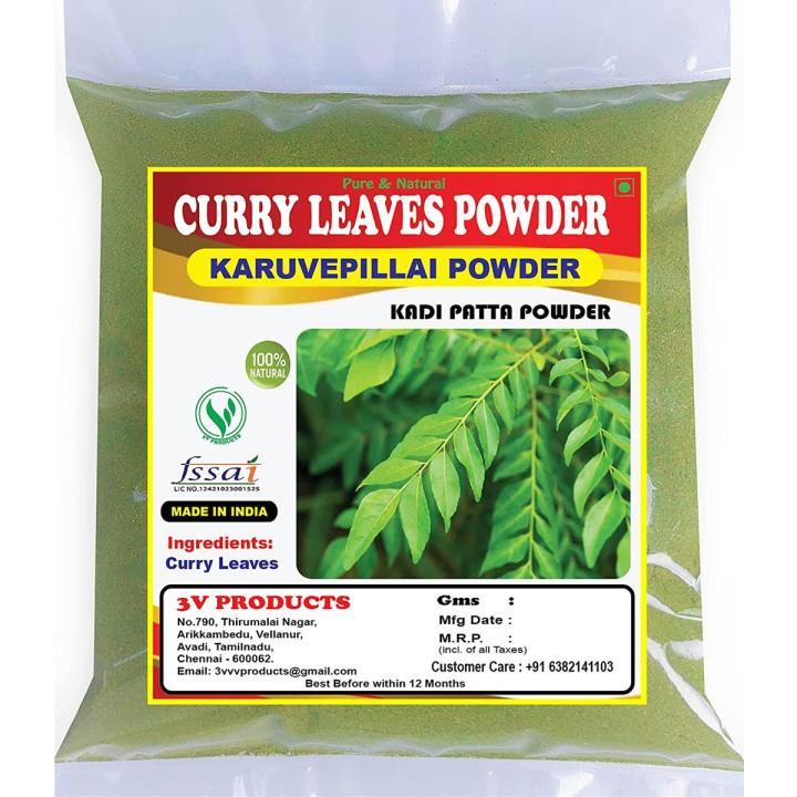 Curry leaves Powder 100g | Karuveppilai Powder | Kadi Patta Powder ...