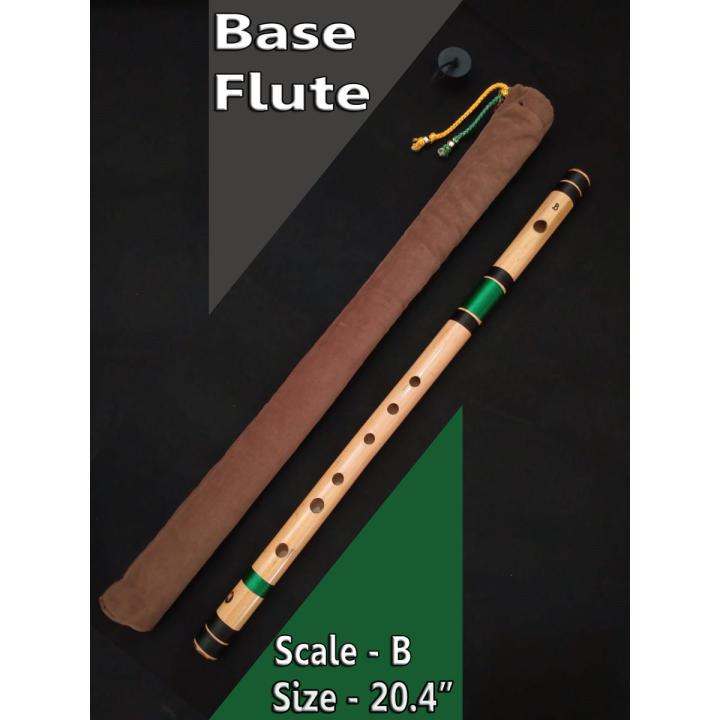 Ermish B.Natural Base Scale Side Blown Bamboo Bansuri/ Flute | Daraz.pk