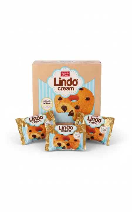 Lindo Donut Cream Chocolate Cake – 24 Pack | Soft & Moist Chocolate ...