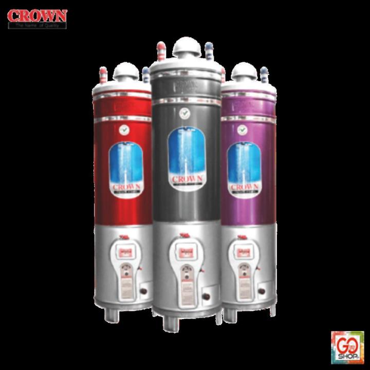 Crown Geyser Gas+Electric - 30 Gallon - 12 Guage - Auto Ignition with ...