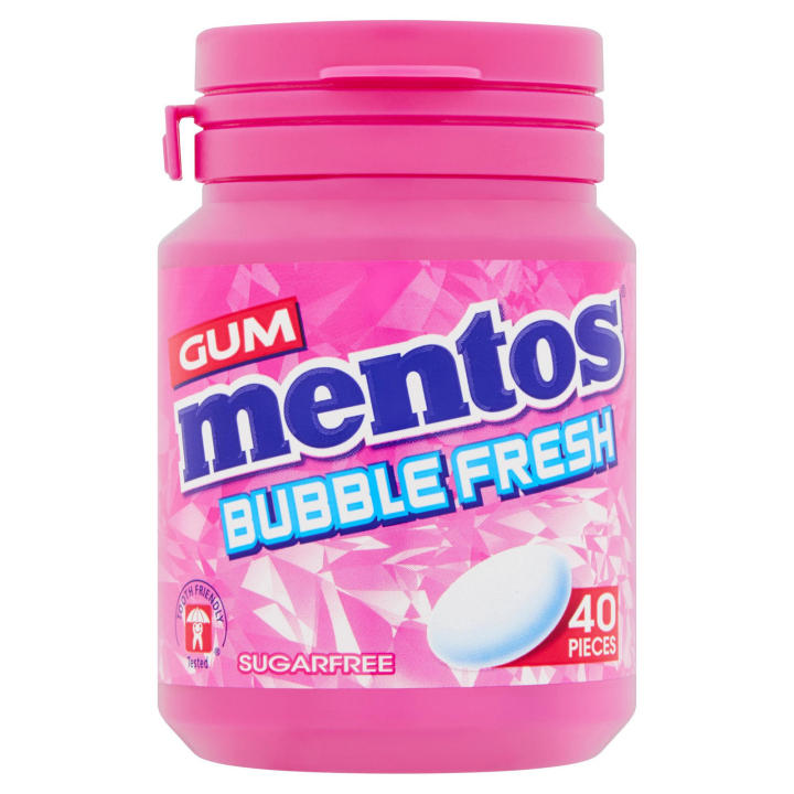 Mentos Gum Bubble Fresh Sugar Free 40 pieces 56g | Daraz.pk